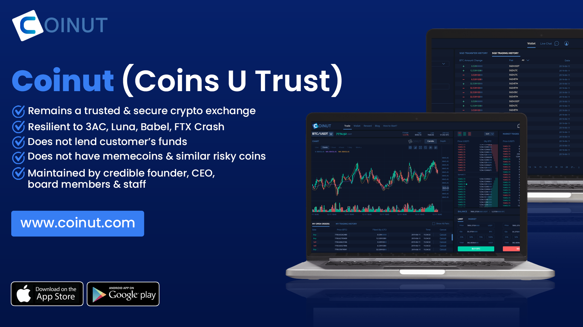 Coinut Remains A Trusted And Secure Crypto Exchange Amidst 3AC Luna